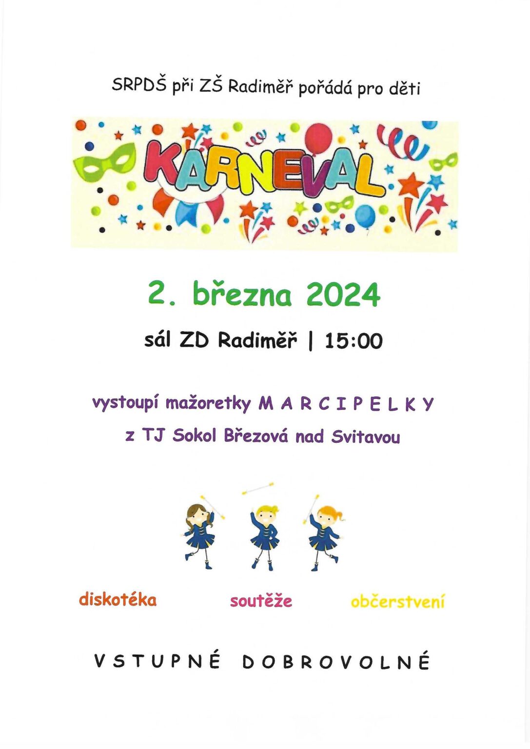 Karneval Radiměř – Městys Radiměř