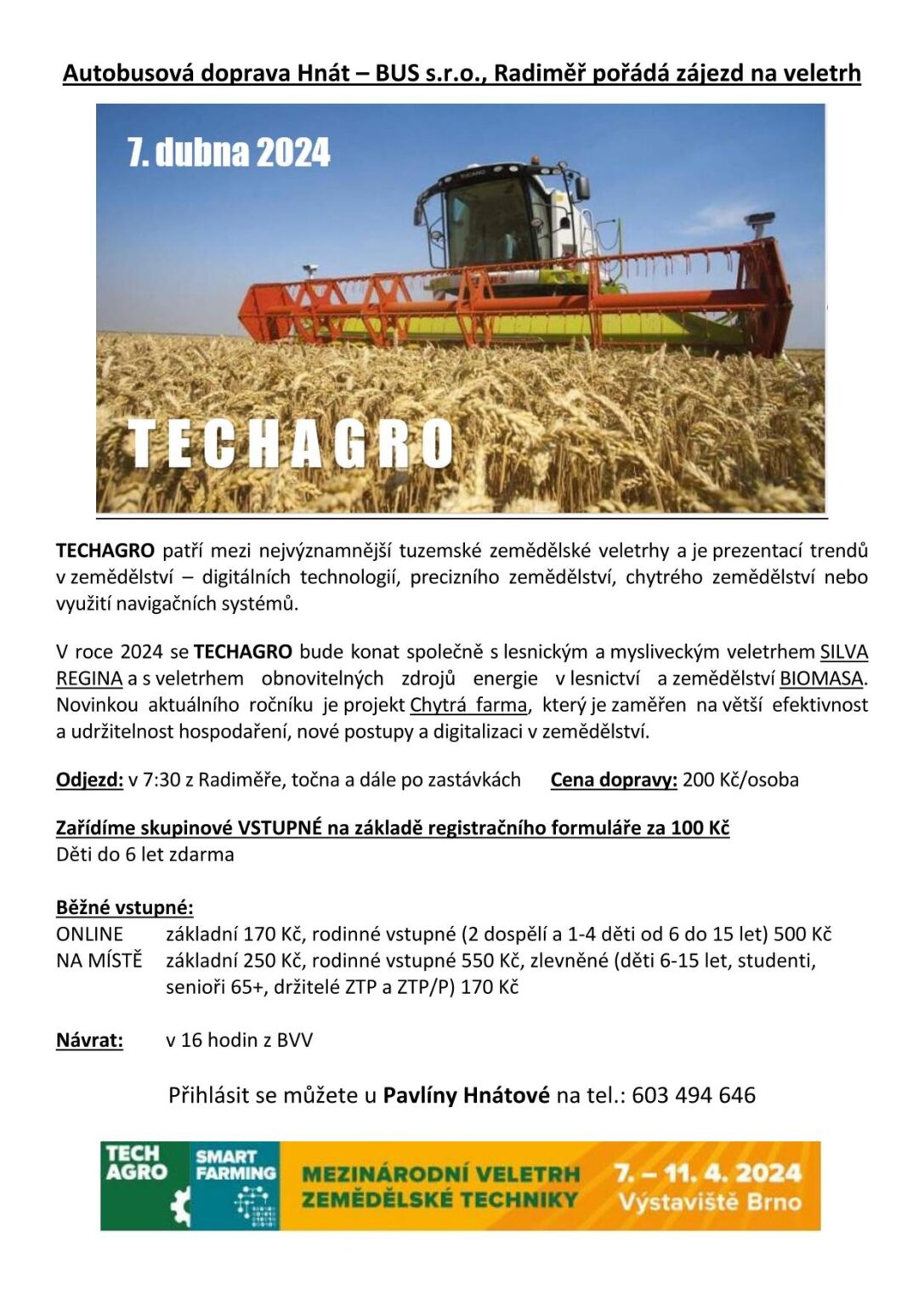 TECHAGRO – Městys Radiměř